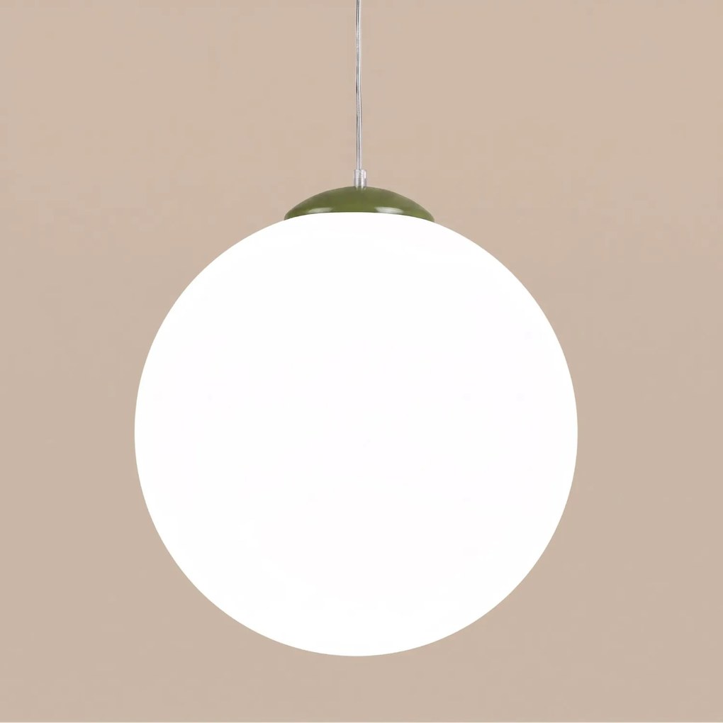 Sollux Lighting Závěsné svítidlo UGO 40 olivově zelené