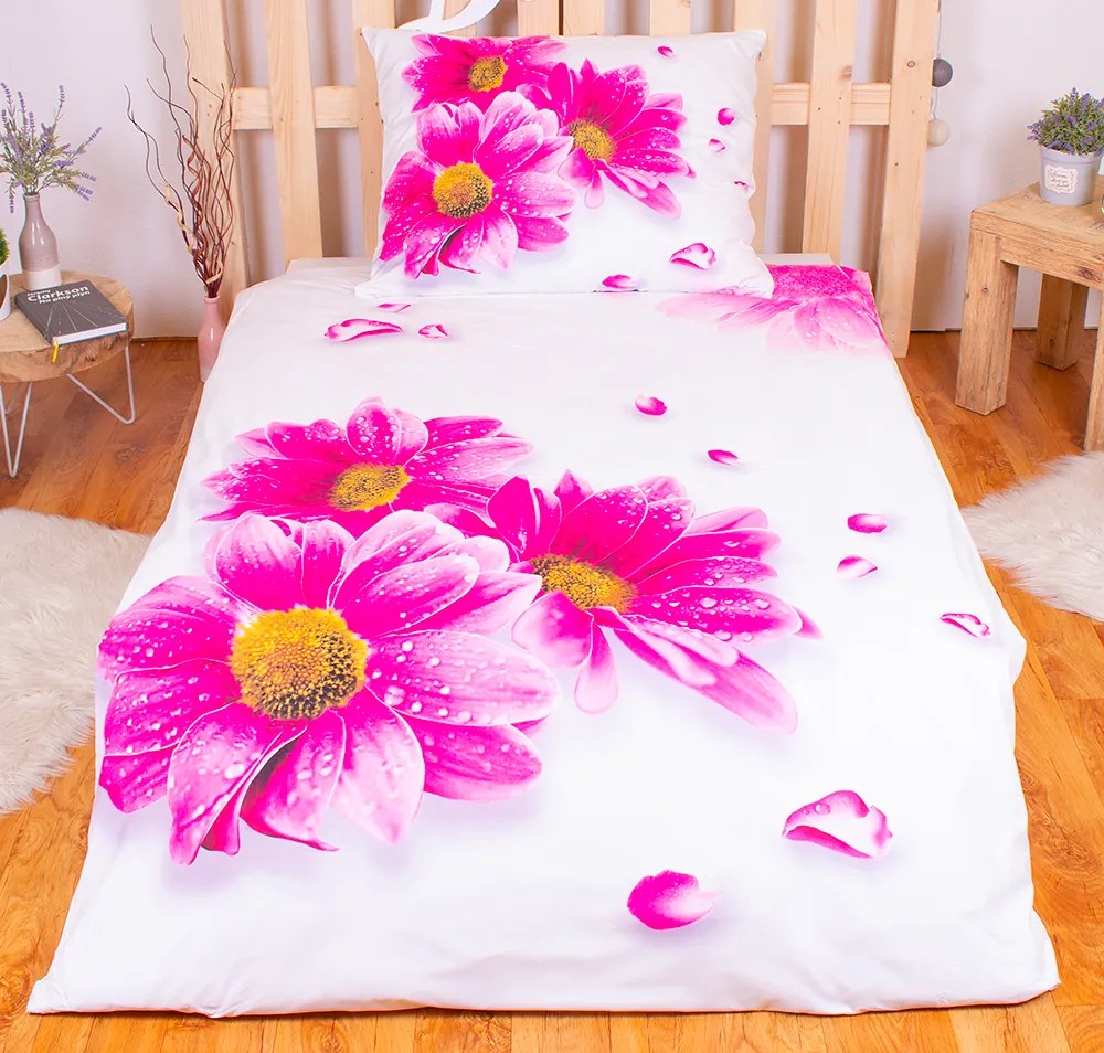 3D povlečení 140x200 + 70x90 - Medvídek