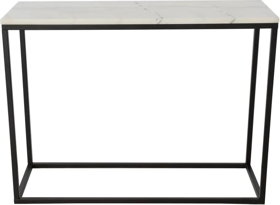 Mramorový konferenční stolek s černou konstrukcí RGE Accent, šířka 100 cm