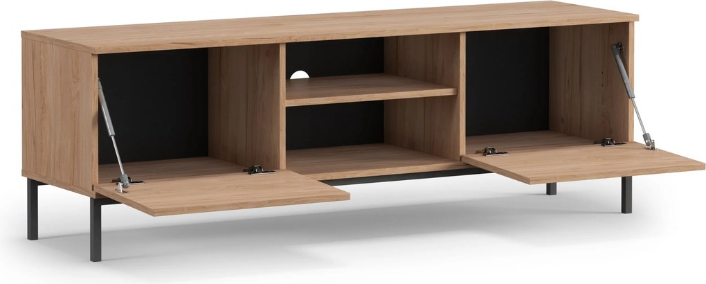 GAB TV stolek QUER RTV 2D, Dub Hikora 150 cm