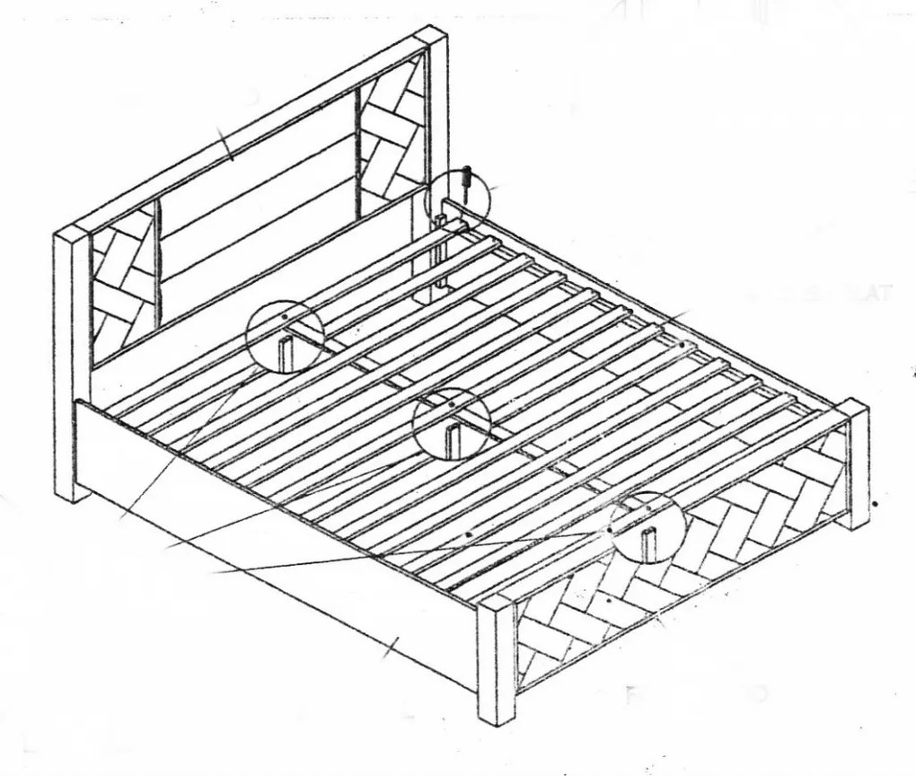 CASARREDO Postel OKLAHOMA 180x200 cm