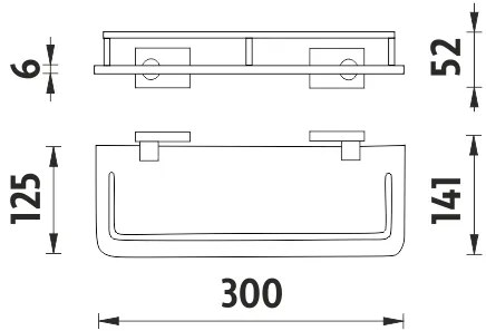 Nimco Police s ohrádkou, 30 cm KE 22091AX-30-26