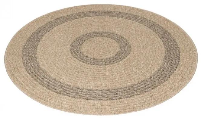 Vopi | Kusový koberec Comilla 0886 black - Kruh 200 cm průměr