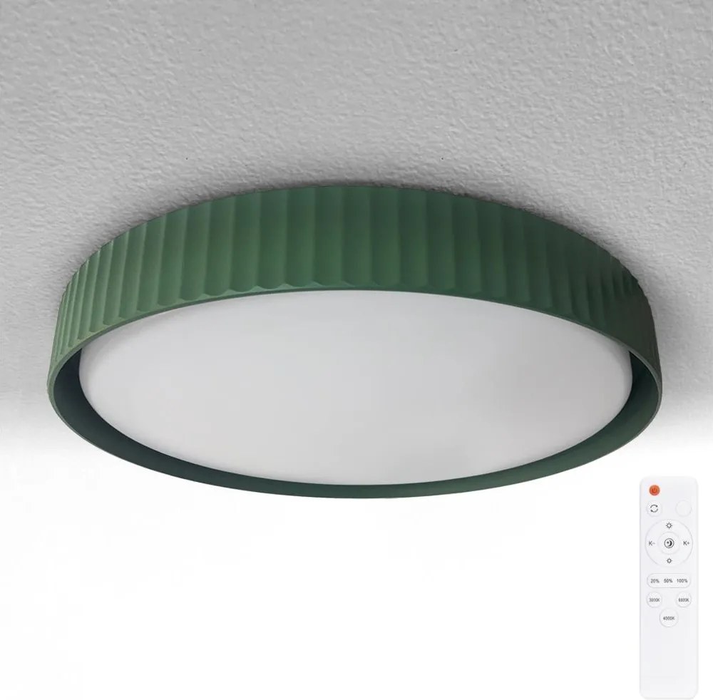 Brilagi -LED Stmívatelné stropní svítidlo LUCIA LED/48W/230V pr. 41 cm zelená+DO