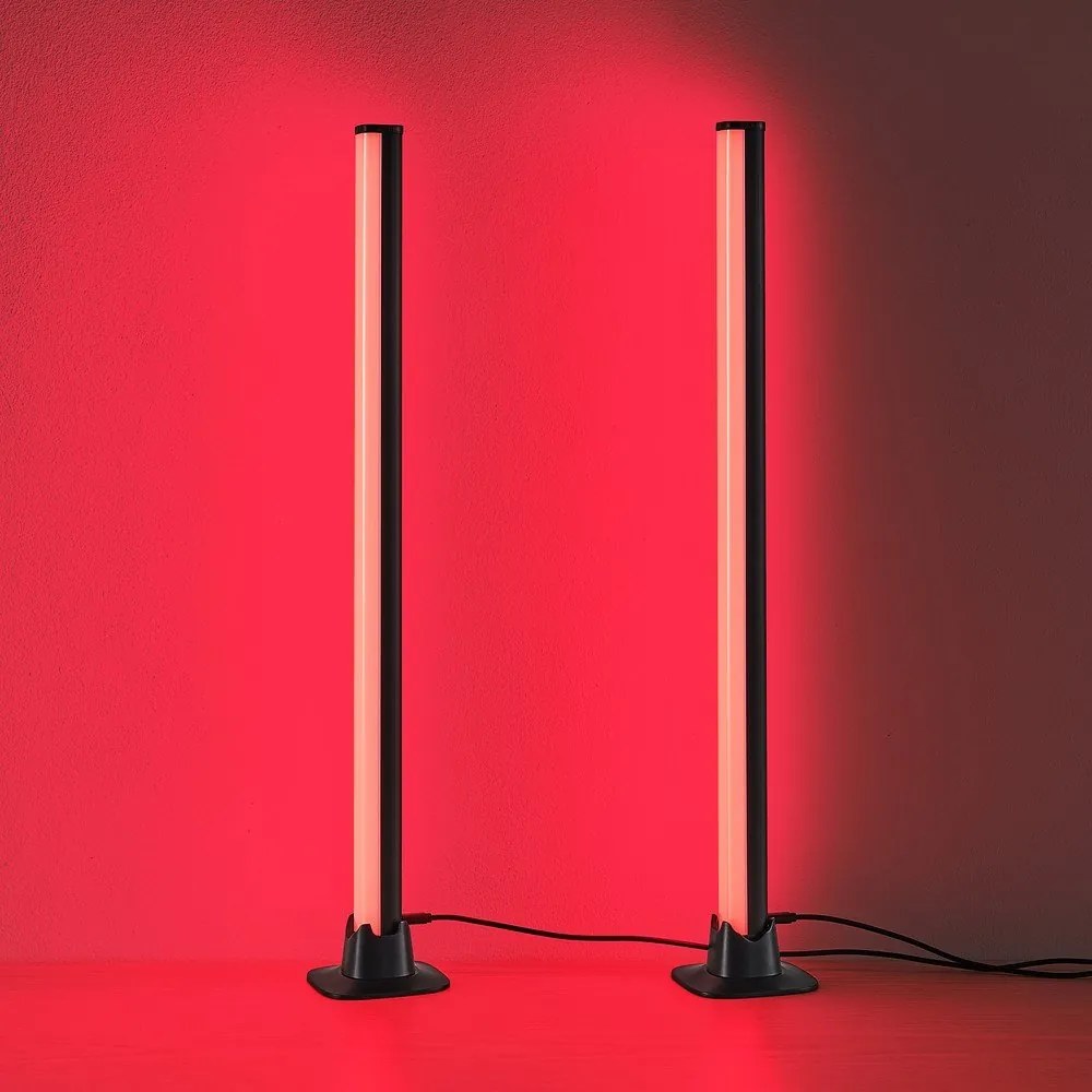 Černá kovová LED stolní lampa (výška 55 cm) Boy – Reality
