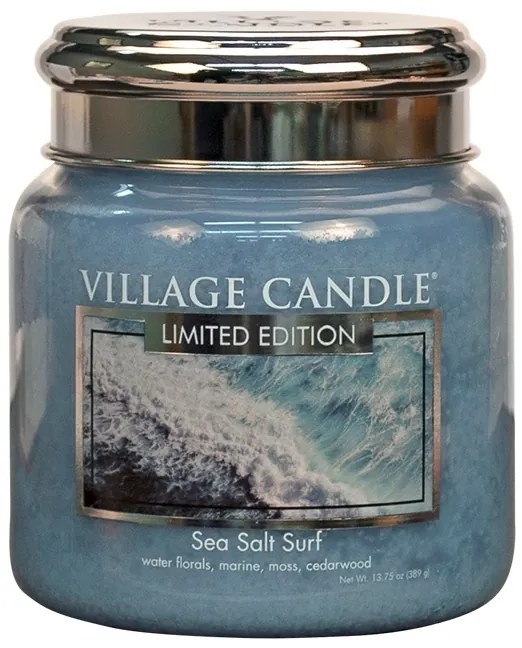 Village Candle Vonná svíčka ve skle, Mořský Příboj - Sea Salt Surf, 16oz