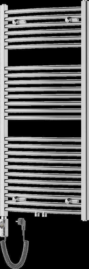 Mexen Ares, elektrické topné těleso 1200x600 mm + topná tyč 600 W, chromová, W102-1200-600-2600-01
