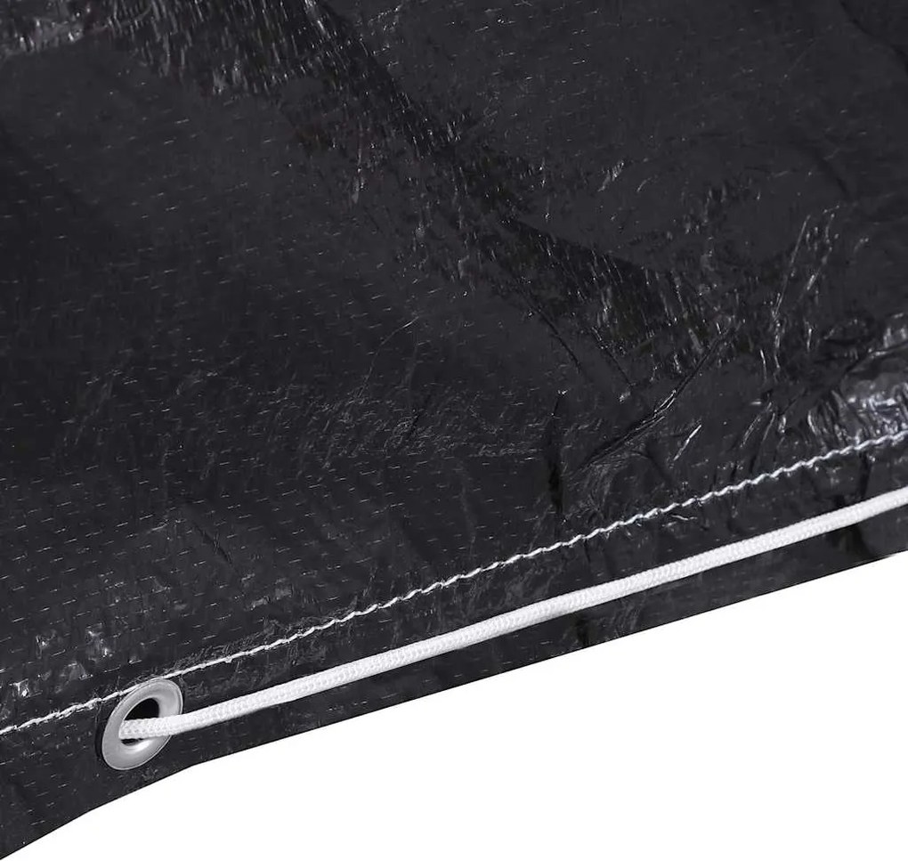 Plachty na zahradní houpačku 2 ks 10 oček 2 zipy 255x145x170 cm 3082843