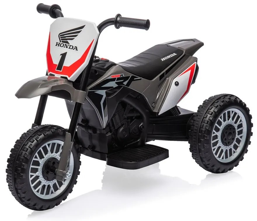Elektrická motorka Milly Mally Honda CRF 450R šedá Barva: Šedá