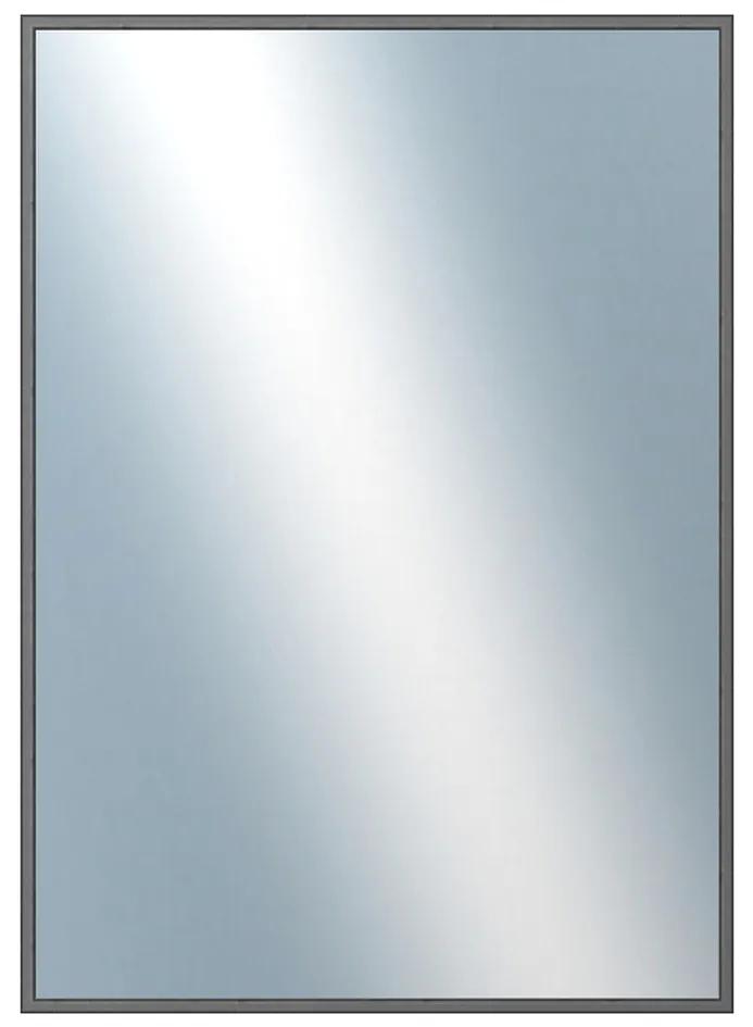 DANTIK - Zarámované zrcadlo - rozměr s rámem cca 50x70 cm z lišty Hliník grafit drás | P269-224 (7269224)