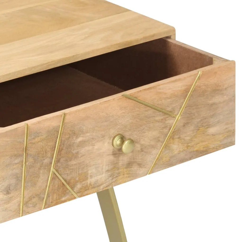 Konferenční stolek 95 x 50 x 42 cm masivní mangovníkové dřevo - Default Title