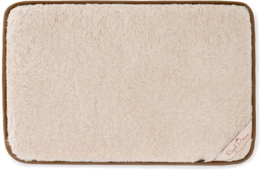 Béžový podložka z merino vlny pro domácího mazlíčka Royal Dream, šířka 90 cm