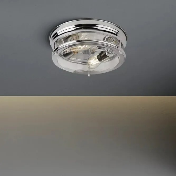 Searchlight 5182CC Stropní koupelnové svítidlo GLASGOW lesklý chrom