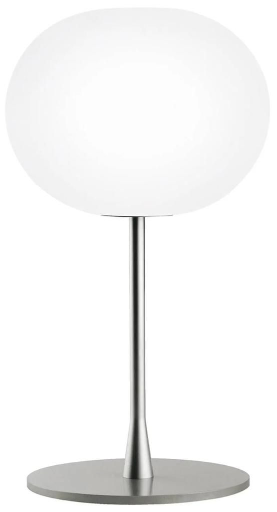FLOS Glo-Ball T1 - stolní lampa mat.stříbrná