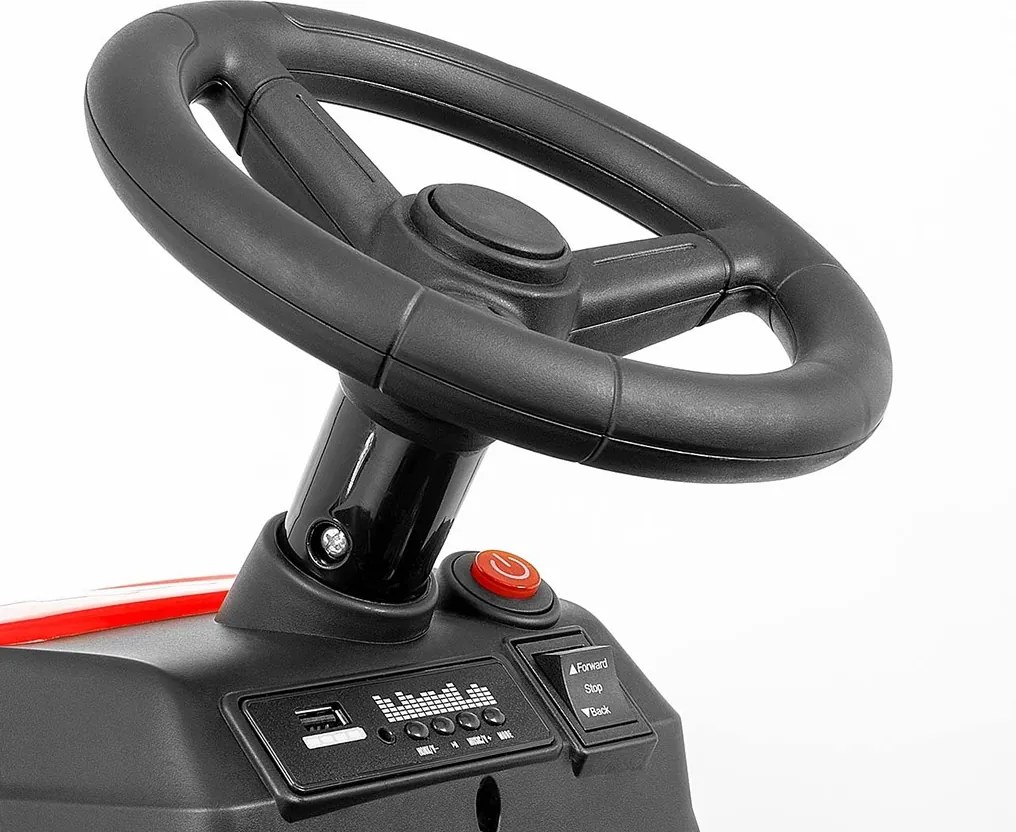 Elektrický traktor Milly Mally Rolly red