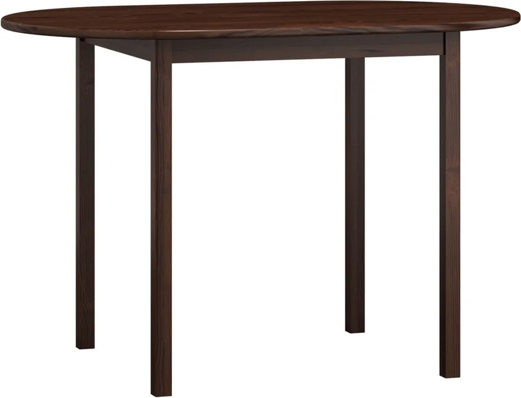 AMI nábytek Stůl oválný ořech č4 150x80 cm