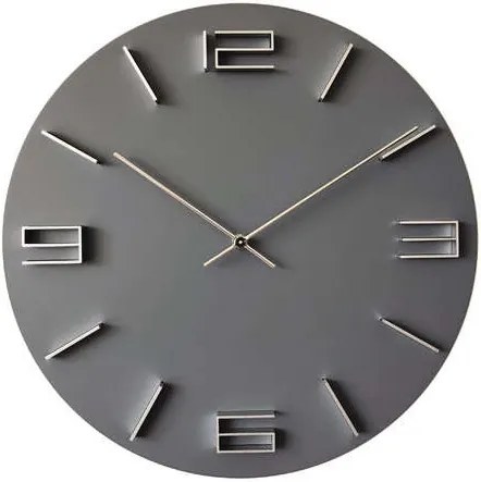 Designové kovové moderní hodiny JVD HC27.1 s 3D číslicemi