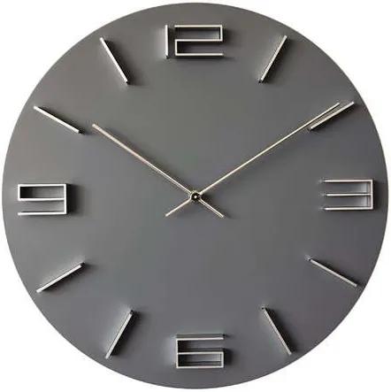 Designové kovové moderní hodiny JVD HC27.1 s 3D číslicemi