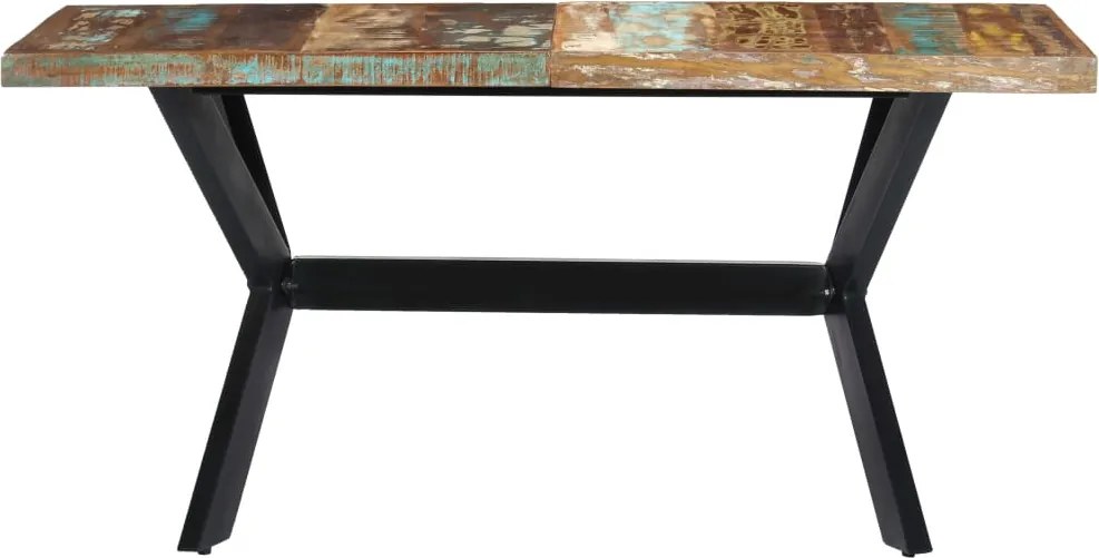 Jídelní stůl 140 x 70 x 75 cm masivní recyklované dřevo 247439