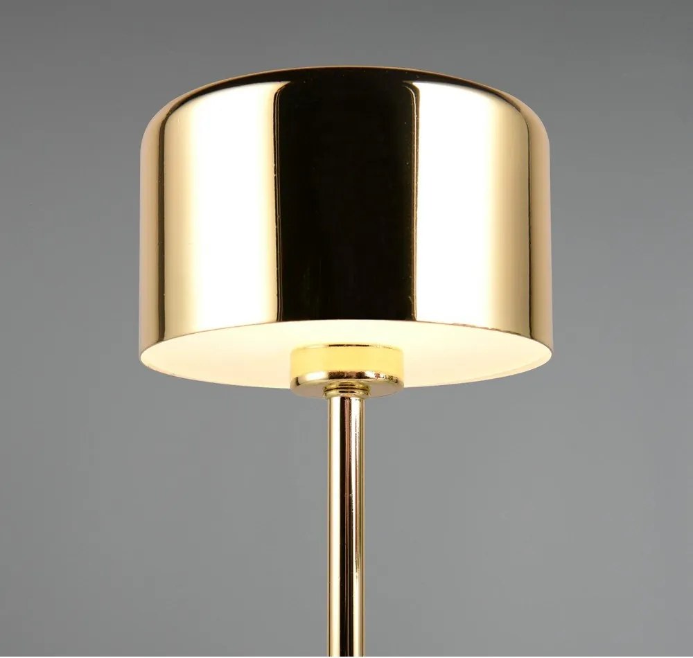LED stmívatelná stolní lampa ve zlaté barvě (výška 30 cm) Jeff – Reality