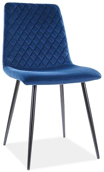 Jídelní židle Isaac (námořnická modrá + černá). 1050330