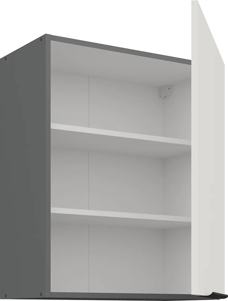 ARIA aw | horní skříňka 60 G-72 1F policová | 60 cm | ANTI FINGERPRINT povrch | antracit/bílá
