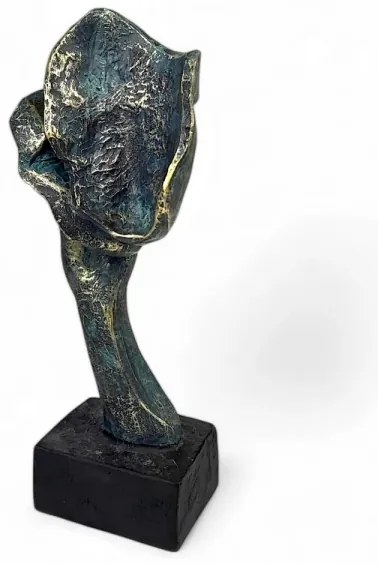 Stolní dekorace 29,5x10x14 cm pryskyřice/patina