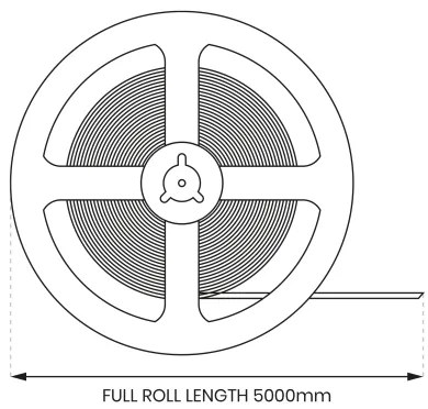 LED RGBW Koupelnový stmívatelný pásek LED/12,5W/12V IP65 5m Wi-Fi Tuya