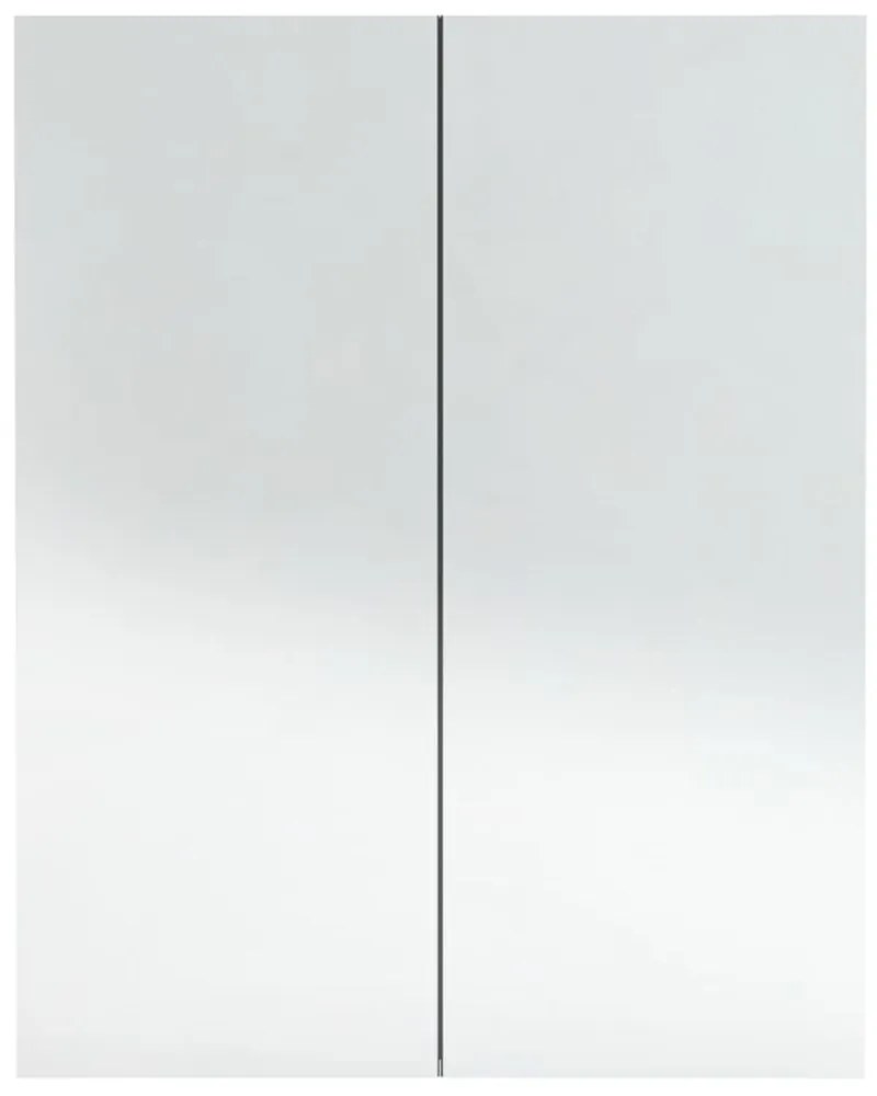 Petromila Koupelnová skříňka se zrcadlem 60x15x75 cm MDF betonově šedá
