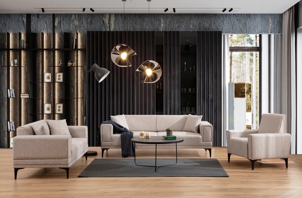 Hanah Home Třímístná pohovka HORIZON béžová