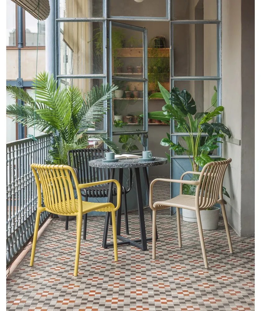 Béžová zahradní židle Kave Home Isabellini