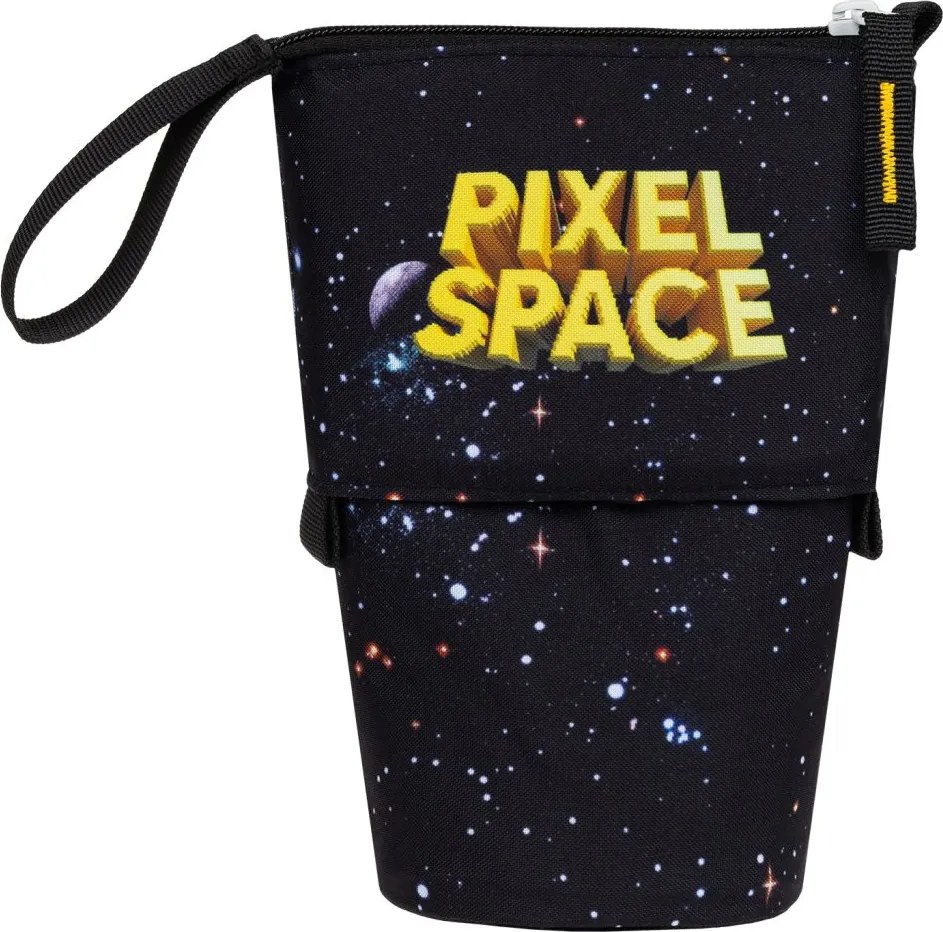 BAAGL Školní penál Pastelkovník Pixel Space GRS