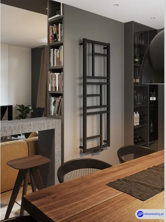 Hopa Mondrian koupelnový radiátor 600 x 1440 mm středové připojení barva zlatá RADMON601484SP