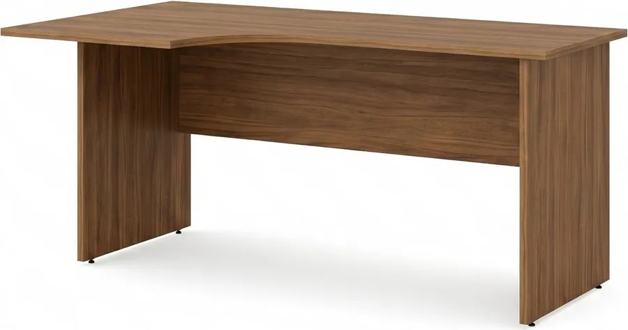 Ergonomický stůl Impress 160 x 90 cm, levý, ořech dijon