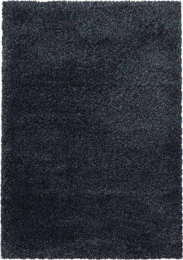 Antracitový koberec 200x290 cm Fluffy – Ayyildiz Carpets