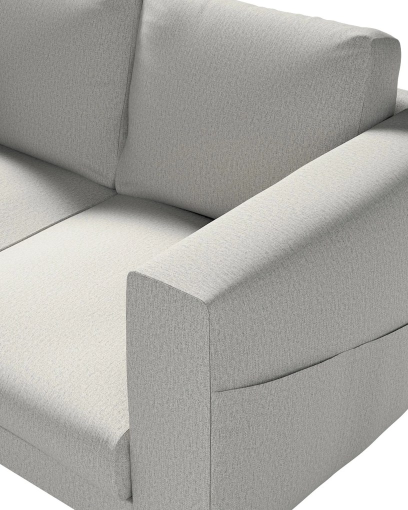 Potah na pohovku IKEA Norsborg 2-místná barva šedá látka pletený vzor
