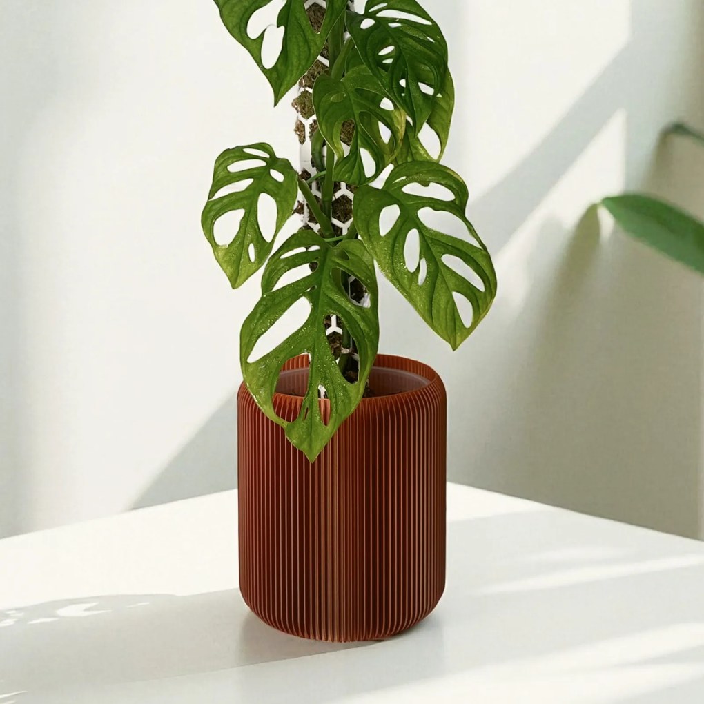 Plantbee Květináč Umbert vysoký 14cm měděná