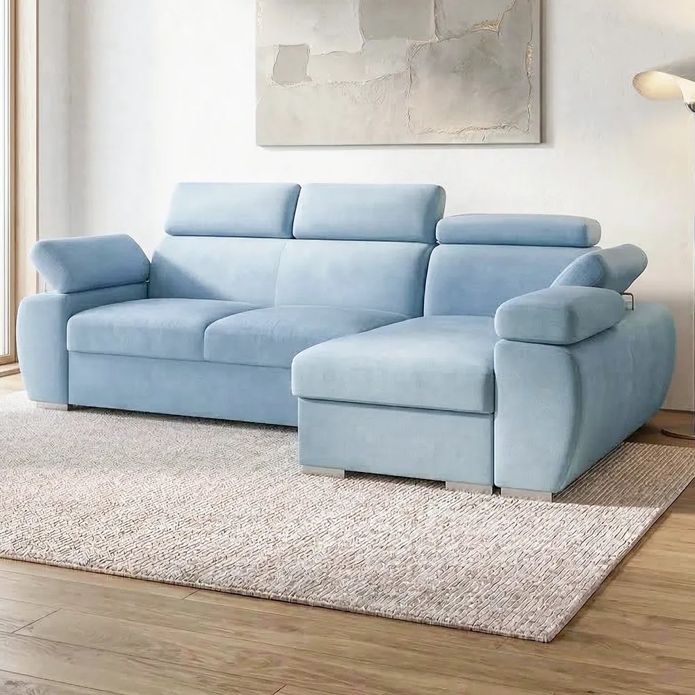 Sedací souprava BASTON | 255x170 cm | rozkládací + úložný prostor | VÝBĚR TKANIN