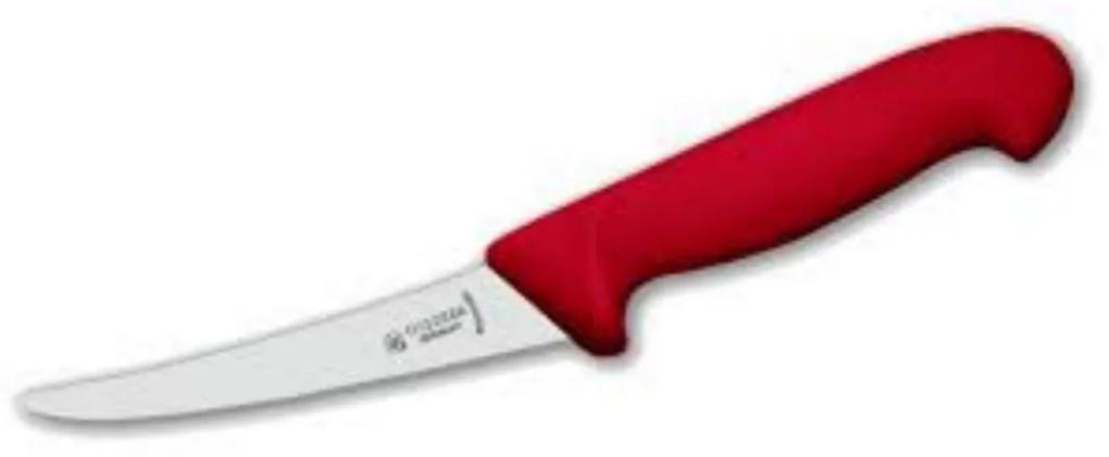 Giesser, Nůž vykosťovací prohnutý 13 cm - červený