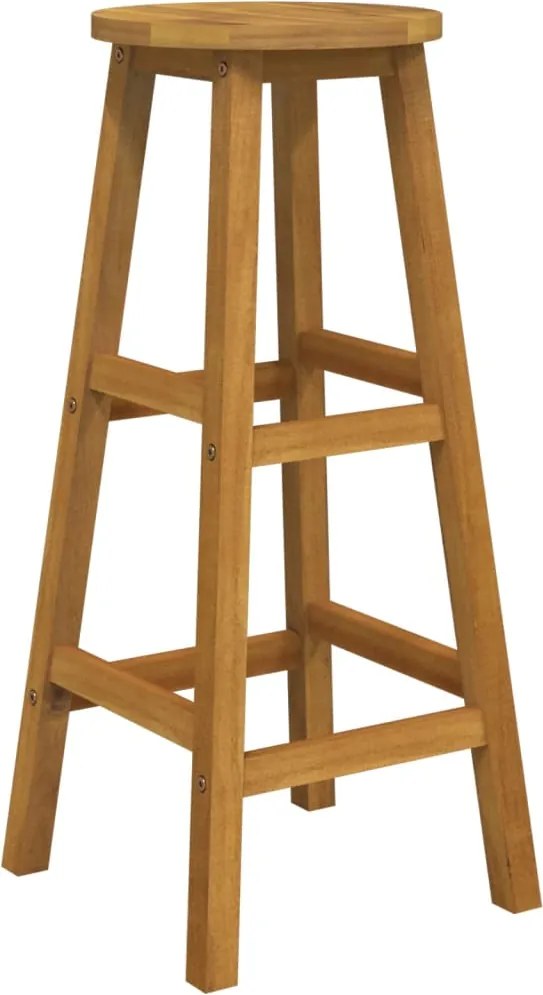 3dílný barový set masivní akáciové dřevo 319699