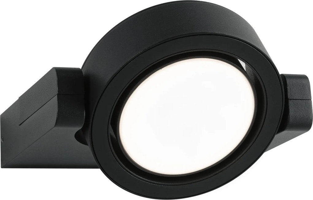 P 94406 Venkovní nástěnné svítidlo Swivea antracit IP44 8W 230V teplá bílá nastavitelná hlava svítidla - PAULMANN