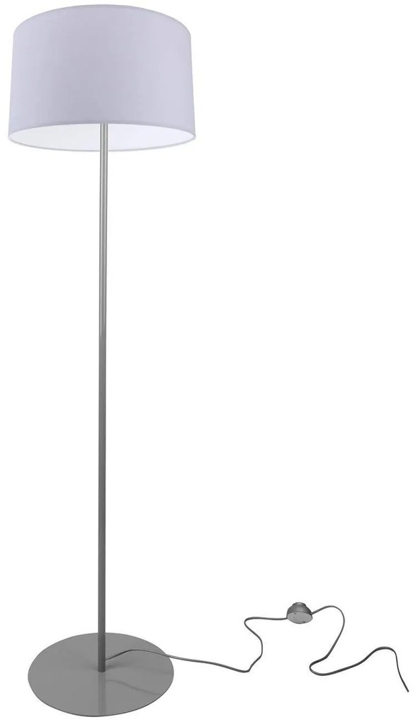 Stojací lampa Indigo, 1x textilní stínítko (výběr z 10 barev), (výběr ze 3 barev konstrukce), o