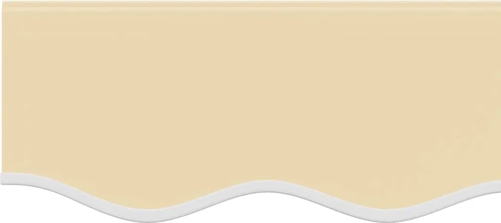 Náhradní plachta na markýzu krémová 350 x 250 cm polyesterová 143702