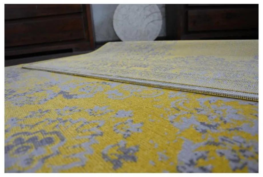 Kusový koberec PP Vintage žlutý 120x170cm