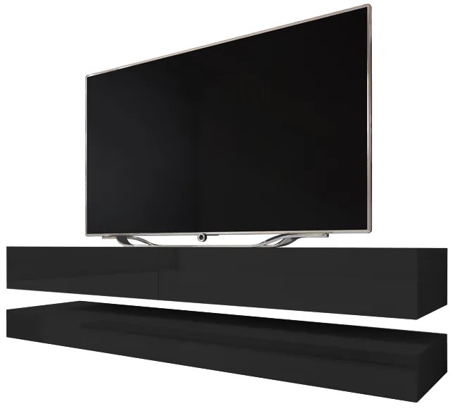 TV stolek Felisa (černý lesk + černá matná). 780515