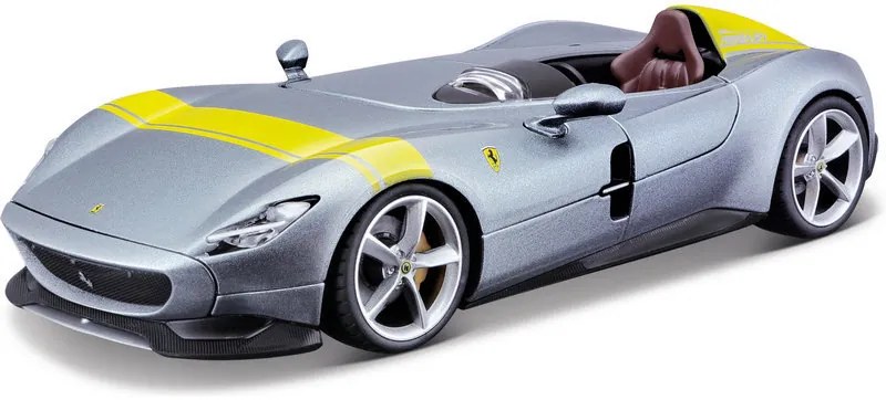 Bburago ferrari monza sp1 silver blue 1:24