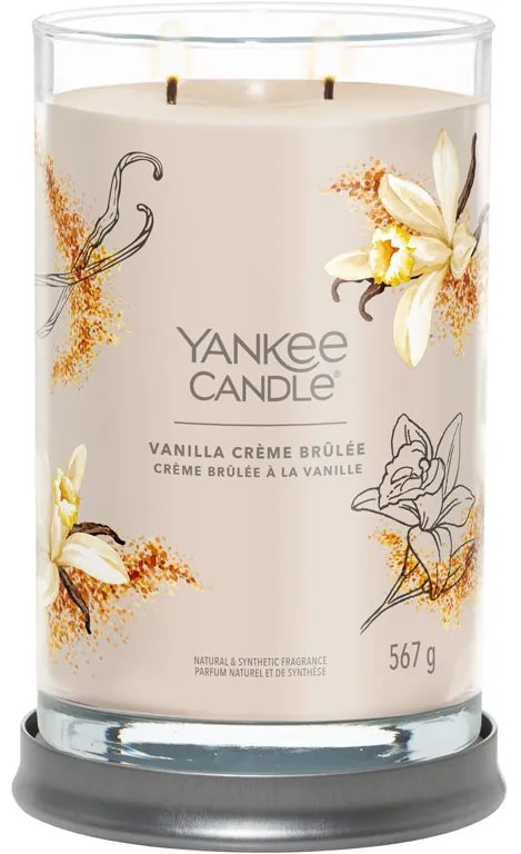 Yankee Candle – Signature Tumbler svíčka Vanilla Creme Brulee (Vanilkový krém) Velikost: velká 567 g