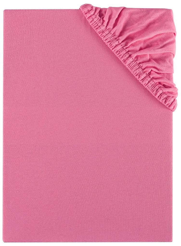 Prostěradlo růžové jersey EMI: Dětské prostěradlo 60x120