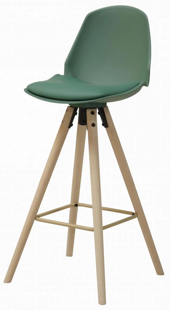 Bighome - Barová židle OSLO, zelená
