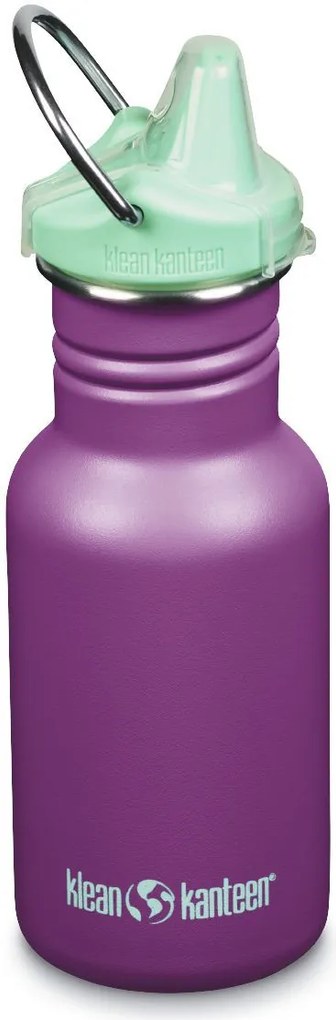 Dětská nerezová lahev Klean Kanteen Narrow w/Kid Sippy Cap – fialová 355 ml